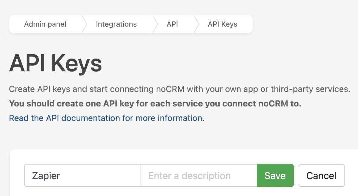 Connect noCRM to Zapier and Make · noCRM.io